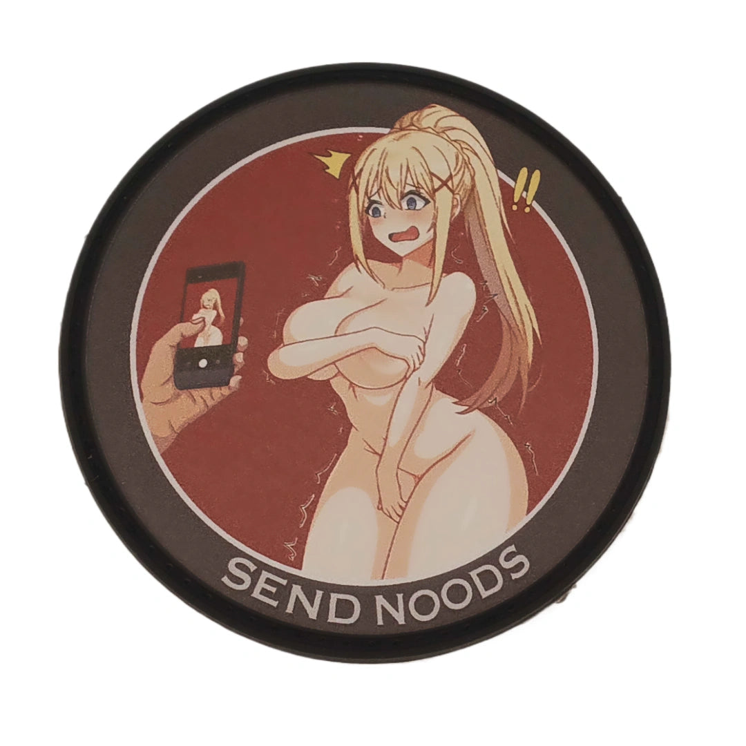 Darkness Send Noods Meme Patch: Konosuba Fan Art Patch | OtakuOps
