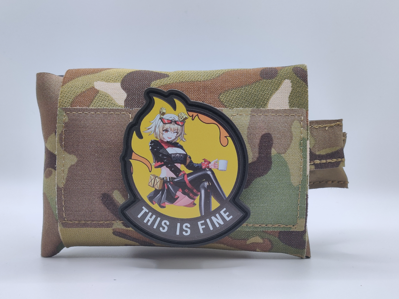 Burnice White 'This is Fine' Meme Patch - Zenless Zone Zero | OtakuOps
