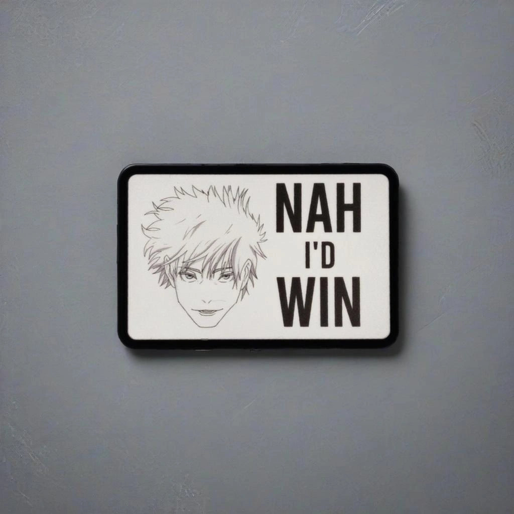 Gojo 'Nah I'd Win' Meme Patch - Jujutsu Kaisen – OtakuOps
