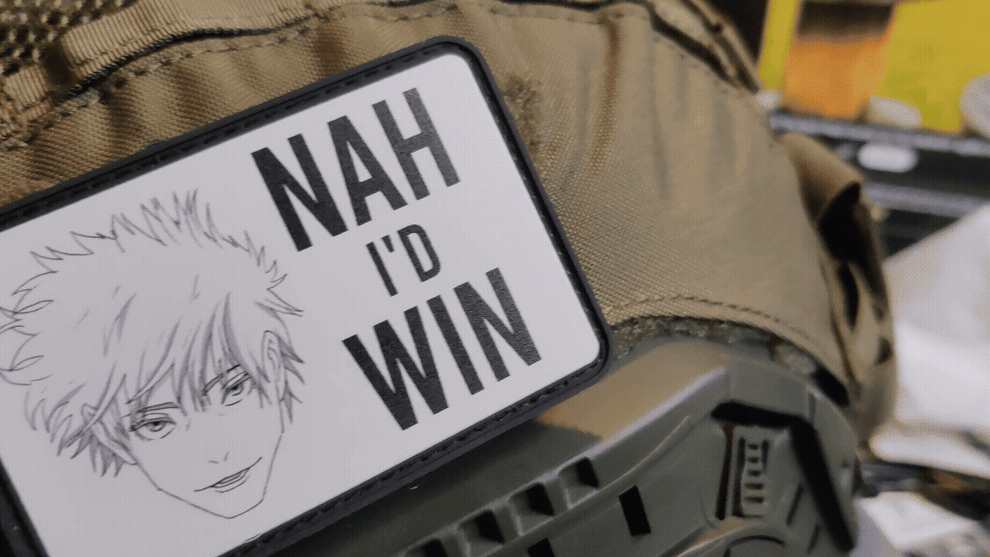 Gojo 'Nah I'd Win' Meme Patch - Jujutsu Kaisen – OtakuOps