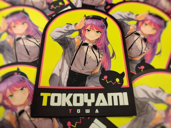 Tokoyami Towa's Love Live Salute Sticker - Hololive VTuber | OtakuOps